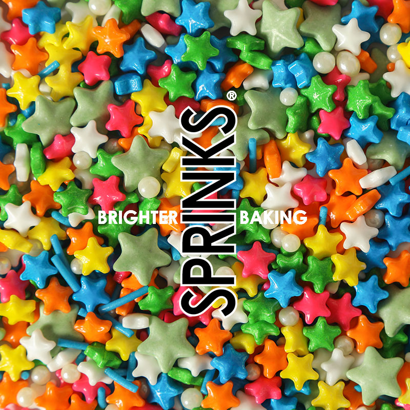 Galaxy Sprinkle Mix – Bulk 500g | Colorful Star Sprinkles for Cakes, C ...