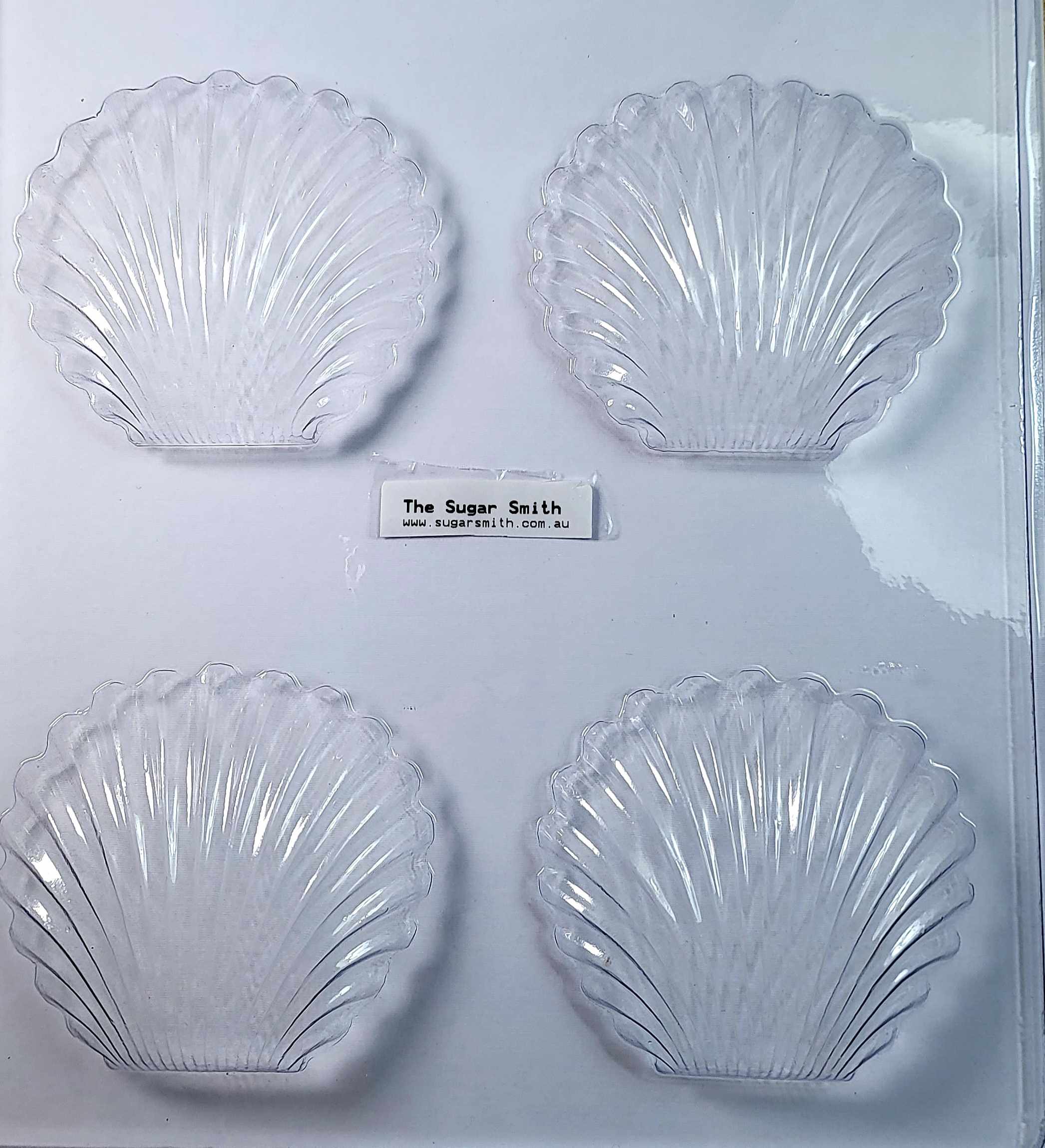 Medium Clam Shell Chocolate Mould – 4 Cavities | For Fondant ...
