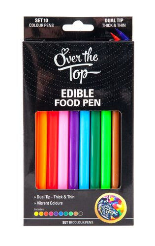 OTT Gourmet Colour Food Pens (10) – The Sugar Smith