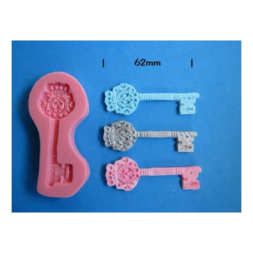 High-Quality Key Silicone Mould for Fondant, Gum Paste & Chocolate – 6 ...